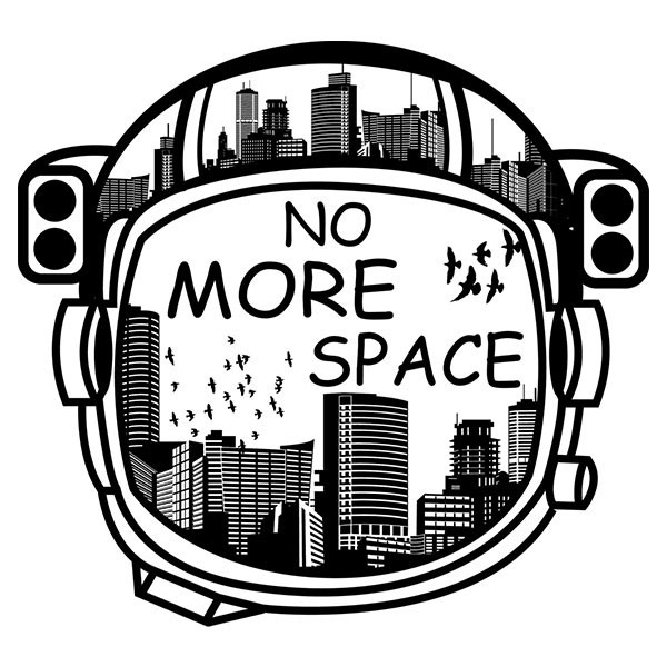 خرید سویشرت یقه گرد ملانژ طرح no more space از فروشگاه تیشرت وان