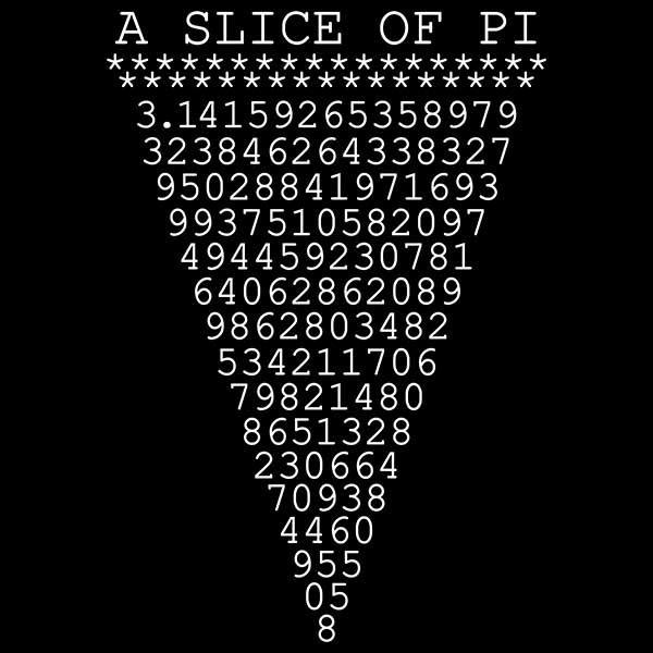 خرید تیشرت A Slice of Pi | فروشگاه اینترنتی تیشرت 1