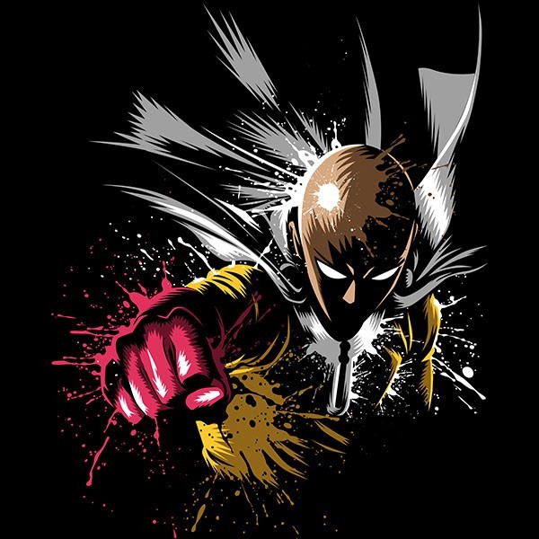خرید تیشرت One Punch Man Splatter | فروشگاه اینترنتی تیشرت 1